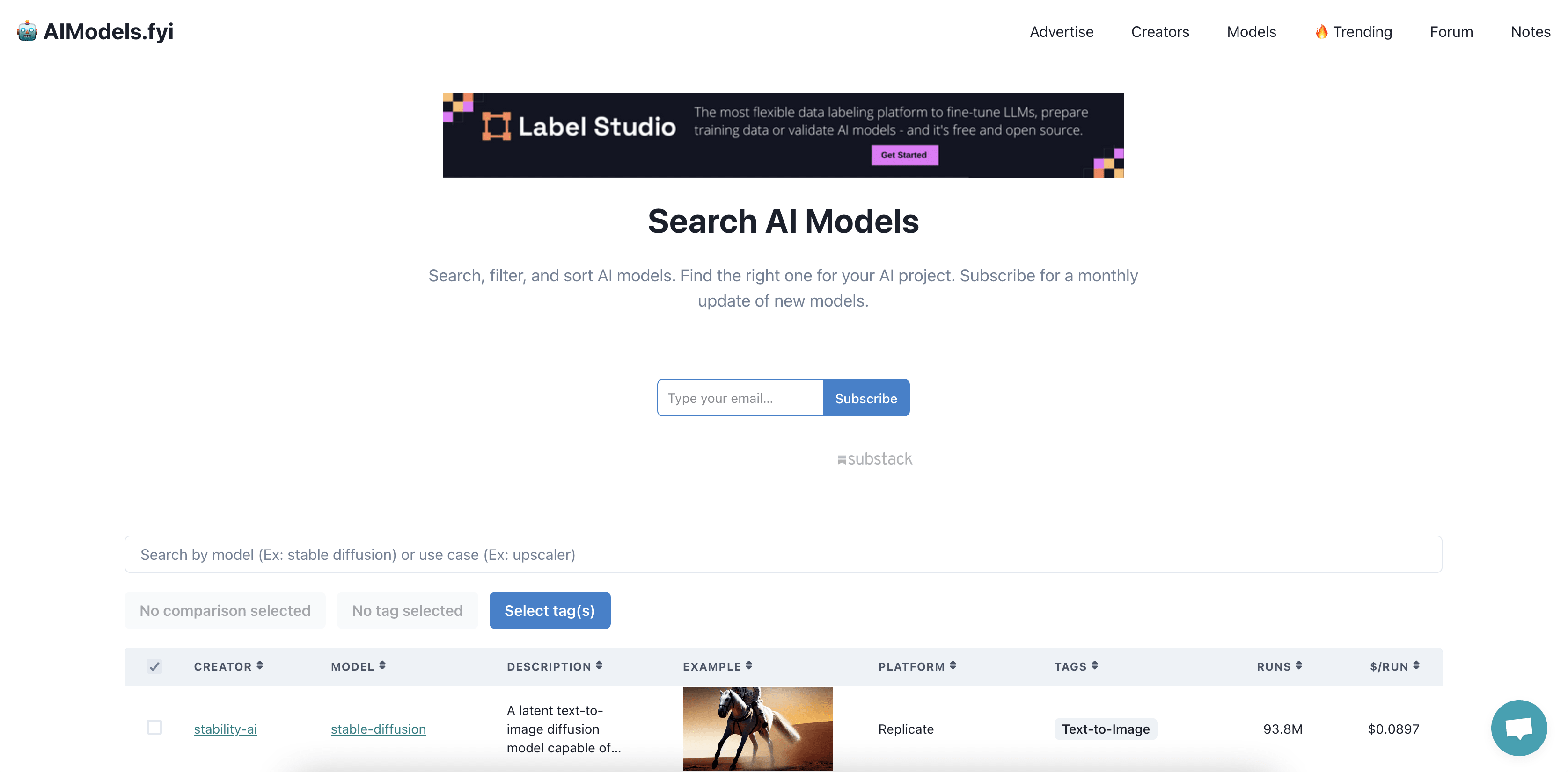 AIModels.fyi | Passionfroot